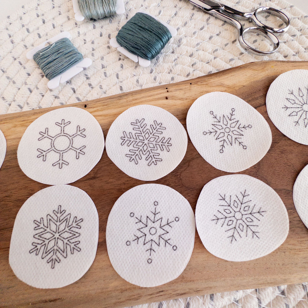 Mini Snowflake Stick and Stitch Patterns – Olmsted Needlework Co.