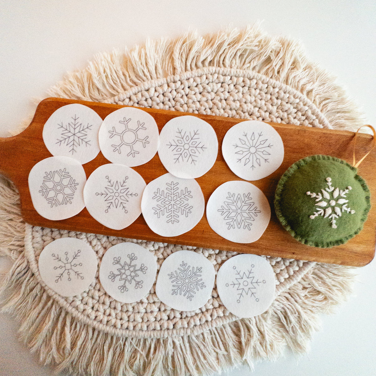 Snowflake Stick and Stitch Patterns – Olmsted Needlework Co.