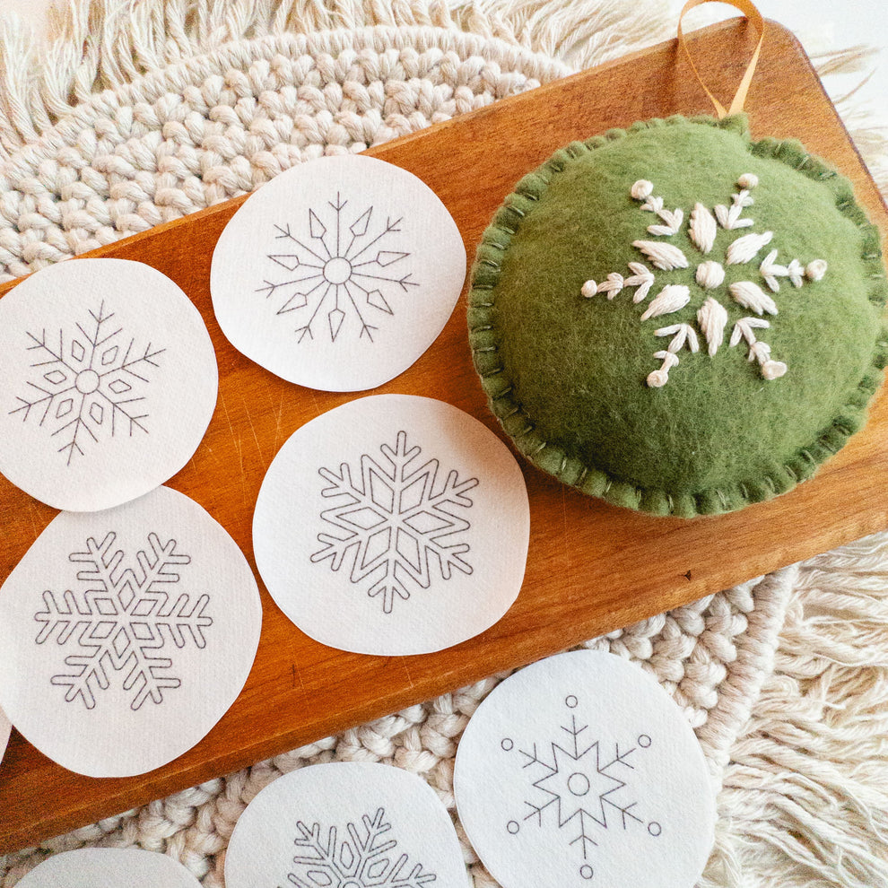 Snowflake Stick and Stitch Patterns – Olmsted Needlework Co.