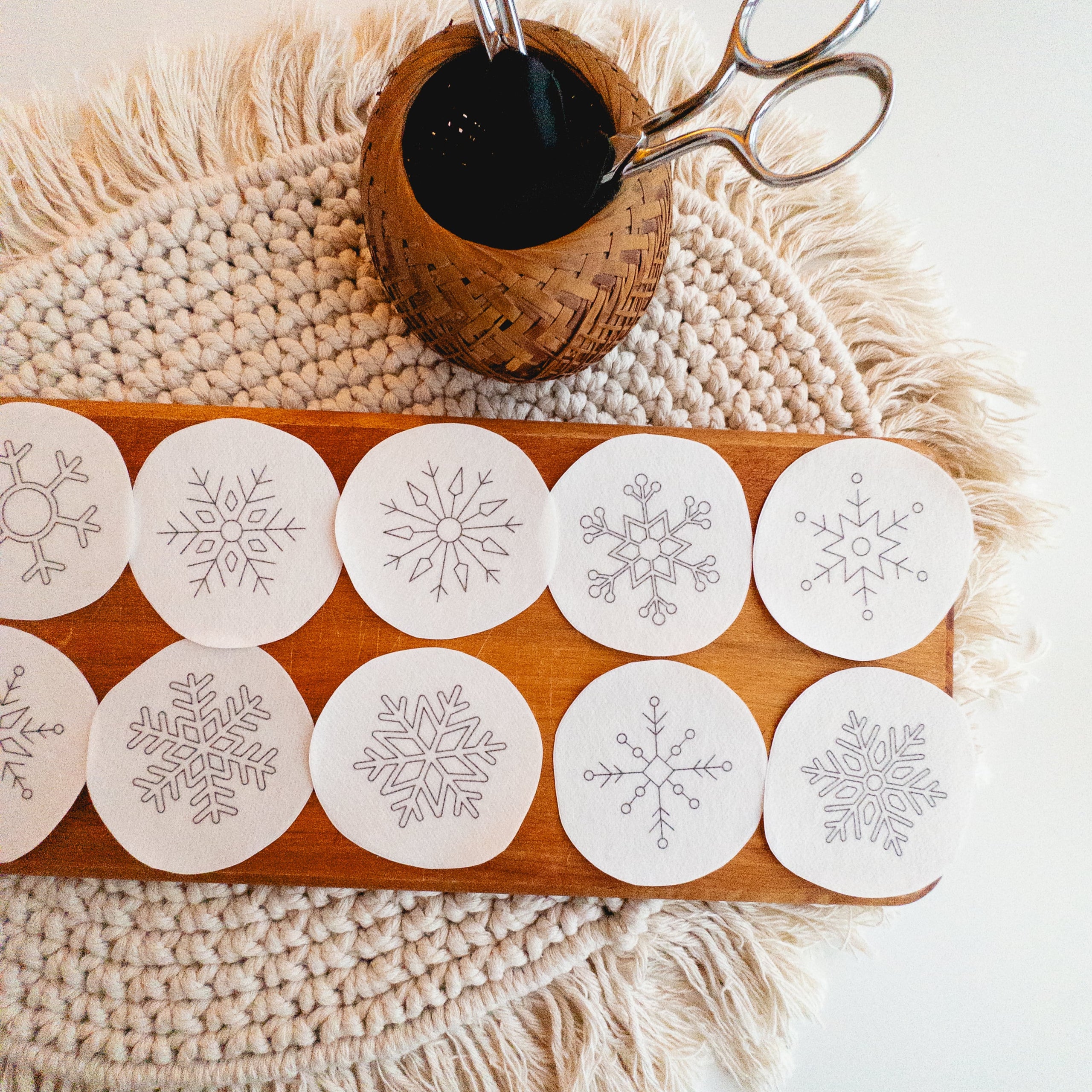 Snowflake Stick and Stitch Patterns – Olmsted Needlework Co.